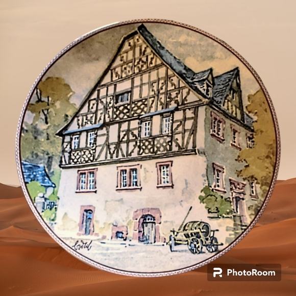 Konigzelt Bayern | Kitchen | Moselhaus In Ribach Collectible Plate ...
